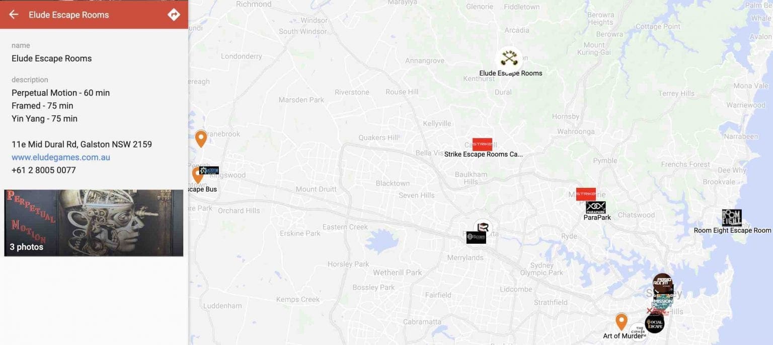 Elude Escape Rooms near Dural - 5 Fun Family Friendly experiences